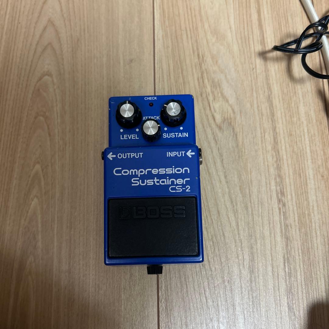 【中古】BOSS コンプレッサー 80年代製 CS-2 日本製 動作確認済み