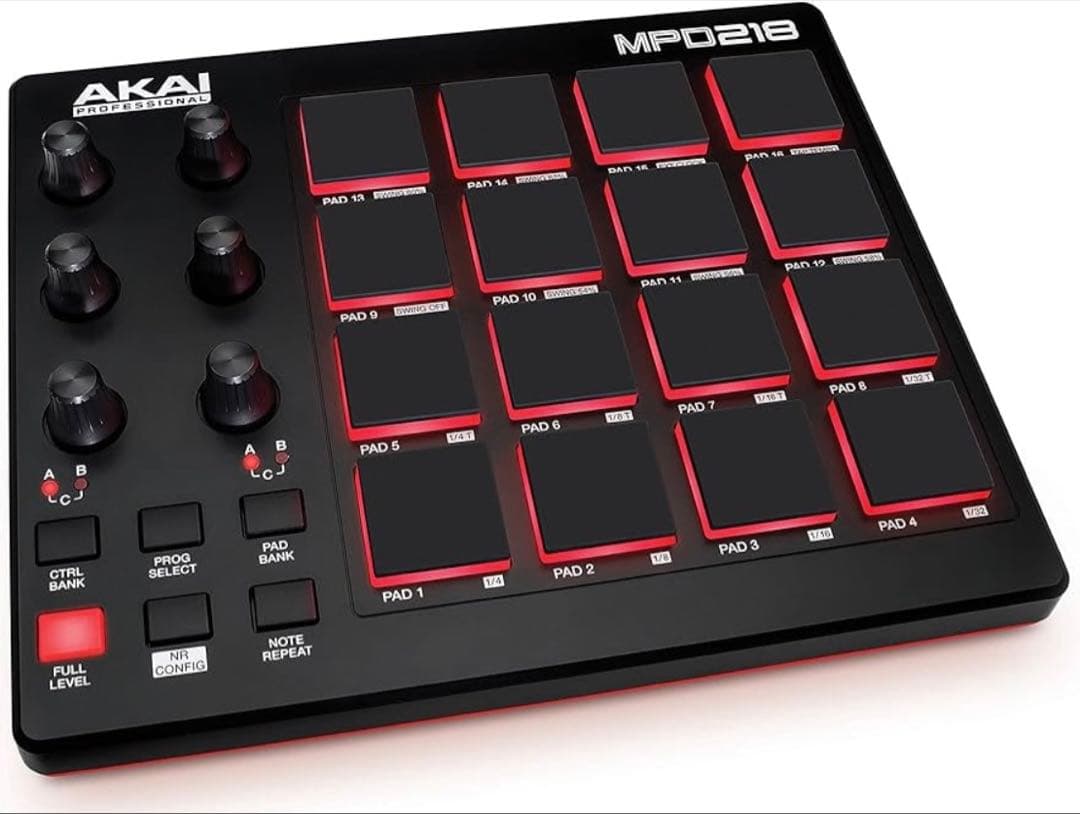 Akai MPD218 midi パッドコントローラー