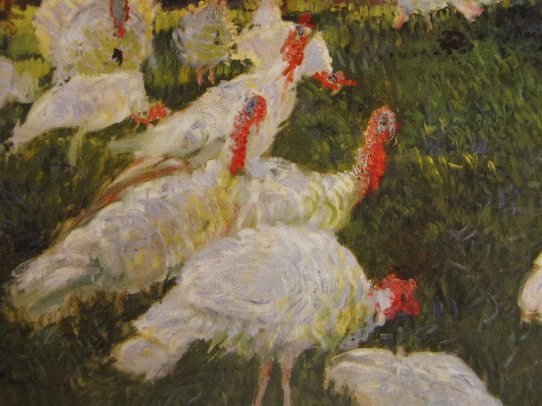 クロード・モネ、「Turkeys」、厳選、希少大判画集・額装画、人気作品