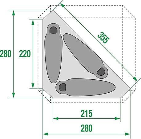 新品　ノースフェイス　エバベース6ハーフインナー　ブラック　NV22207