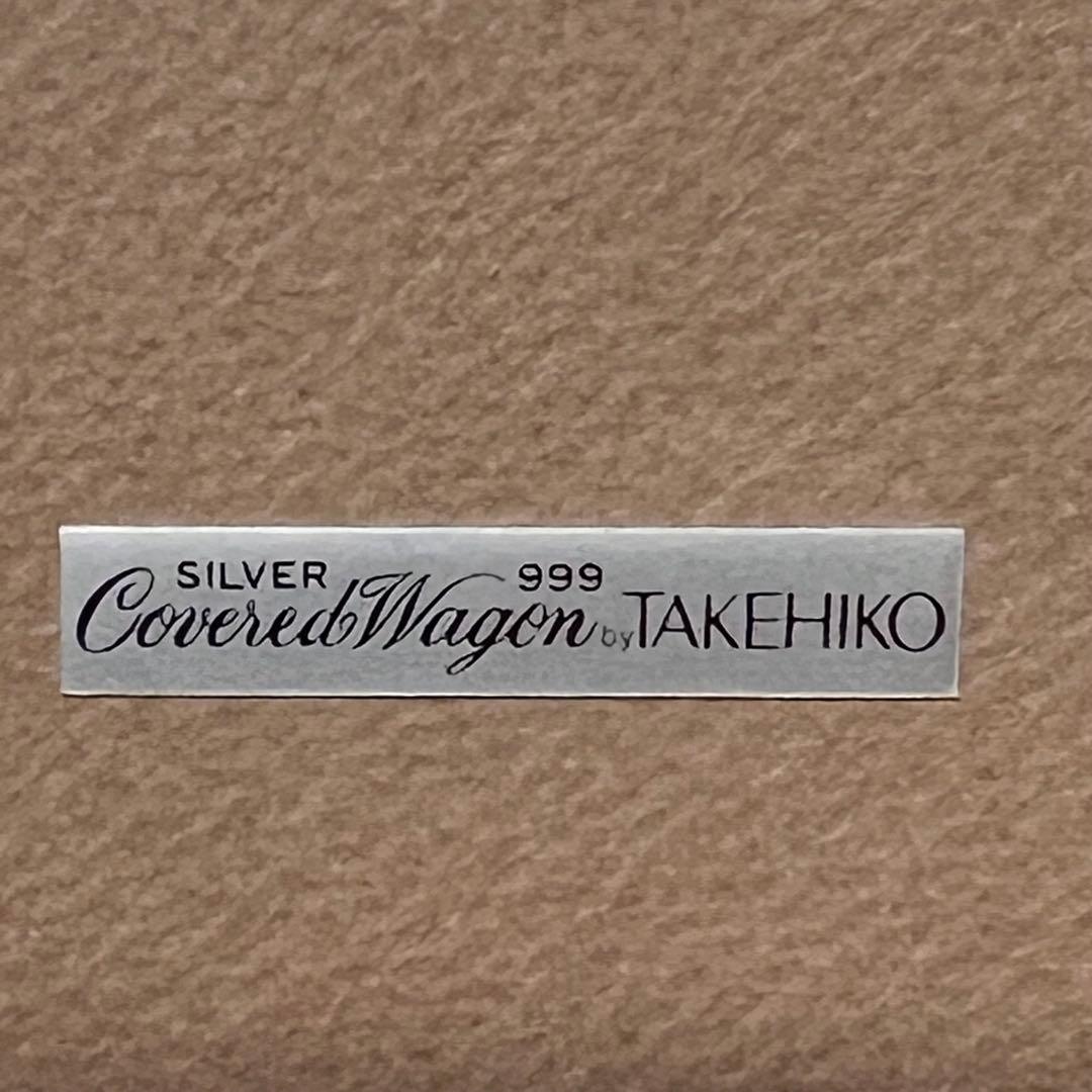 TAKEHIKO 武比古作　silver999 馬車　馬　人　絵　絵画　アート