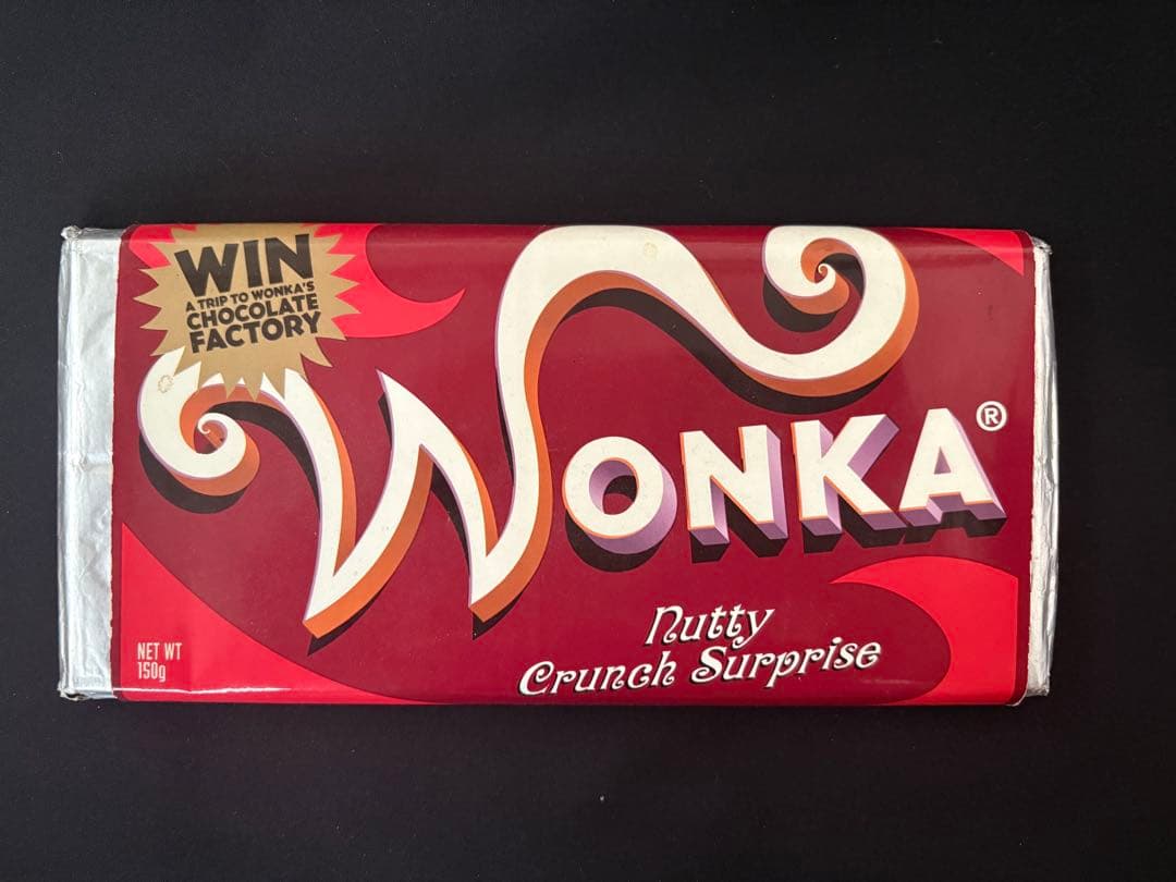 チャーリーとチョコレート工場　Wonka Bar 映画プロップ　ウォンカバー