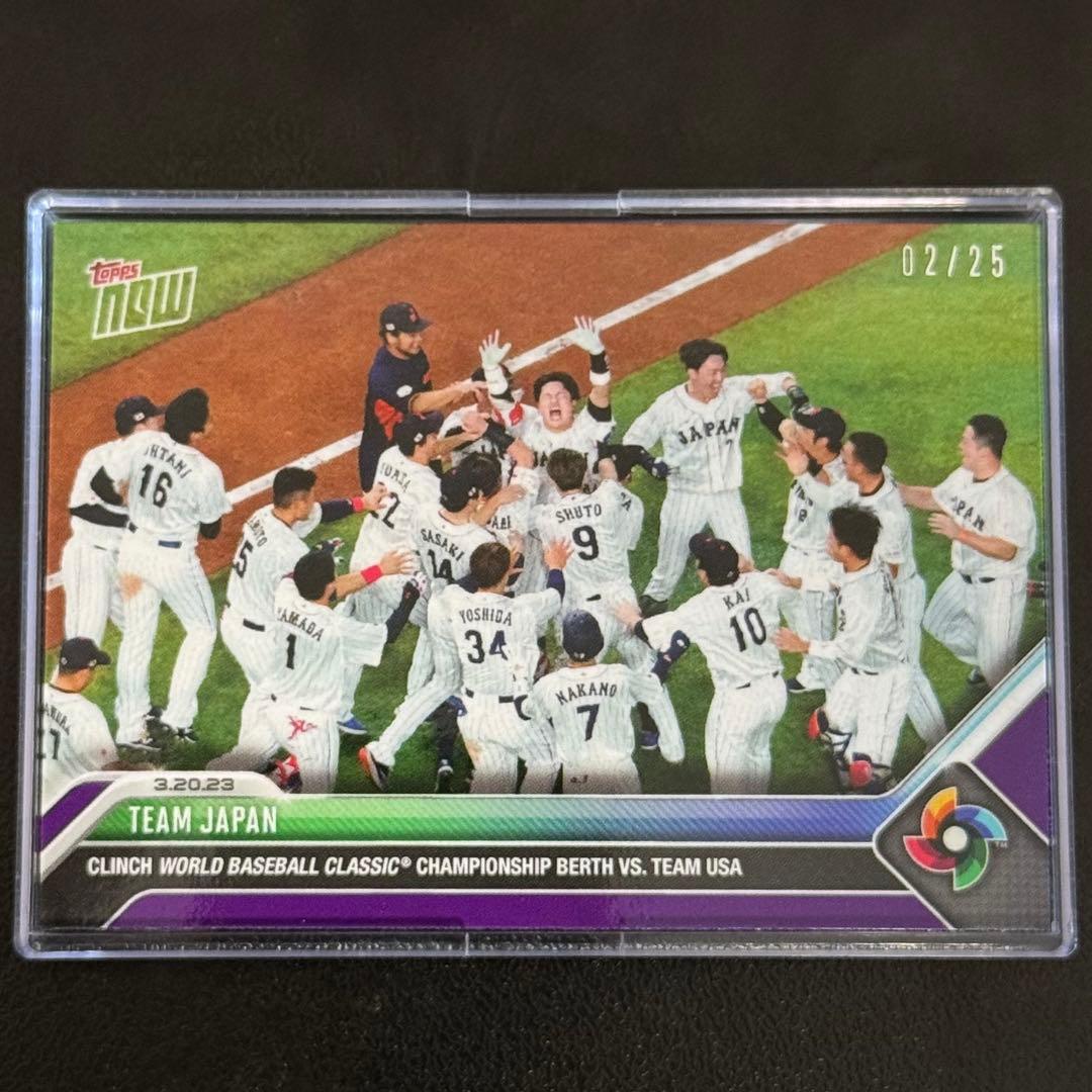 【25枚限定】topps now WBC 2023 メキシコ戦サヨナラ勝利