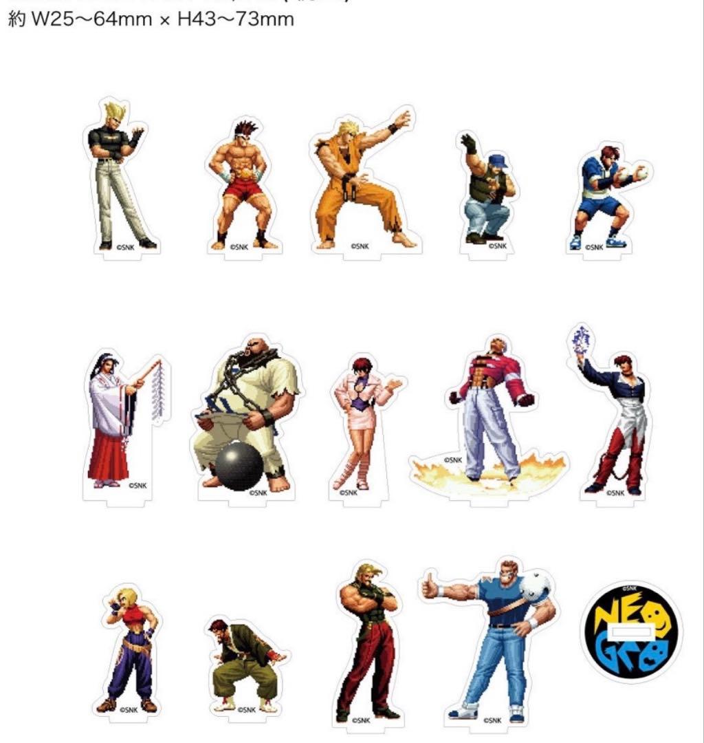 ザ キングオブファイターズ KOF 98 ピクセル アクリルスタンド Cセット