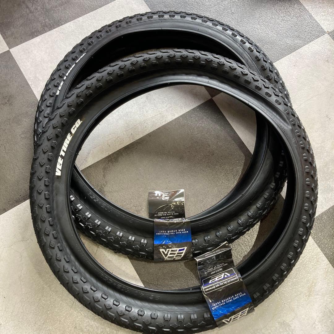 【新品VEE TIRE ミッションコマンド_26×4.0_2本セット_ブラック