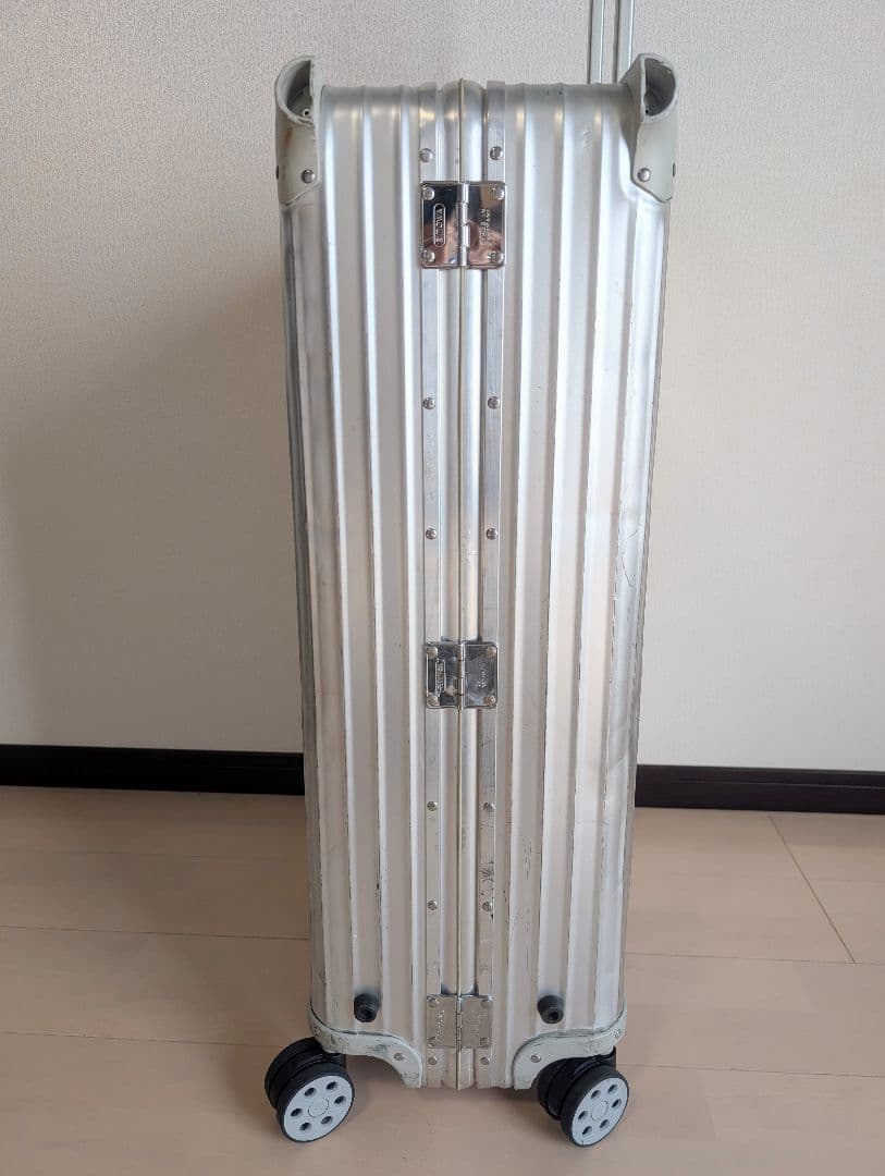 【良品】RIMOWA TOPAS シリーズ 104L 青ロゴ ホイール新品 4輪