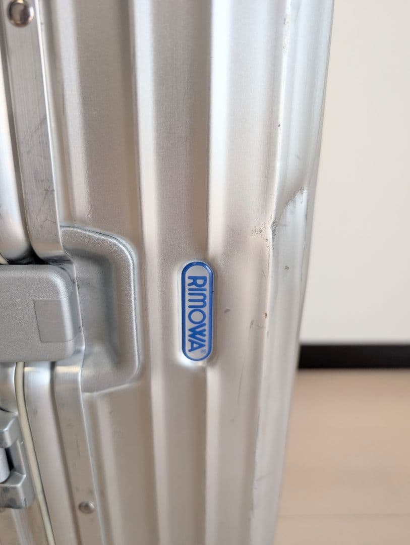 【良品】RIMOWA TOPAS シリーズ 104L 青ロゴ ホイール新品 4輪