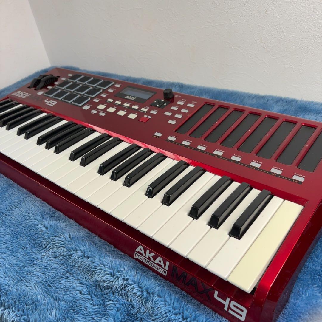 AKAI MAX49 MIDIキーボード 49鍵 USB 動作未確認