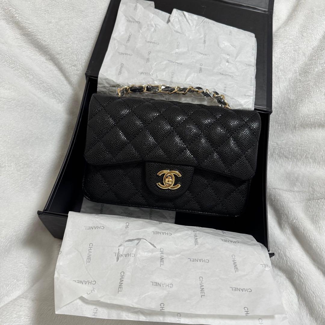 CHANEL ノベルティ チェーン ショルダー ハンドバッグ マトラッセ