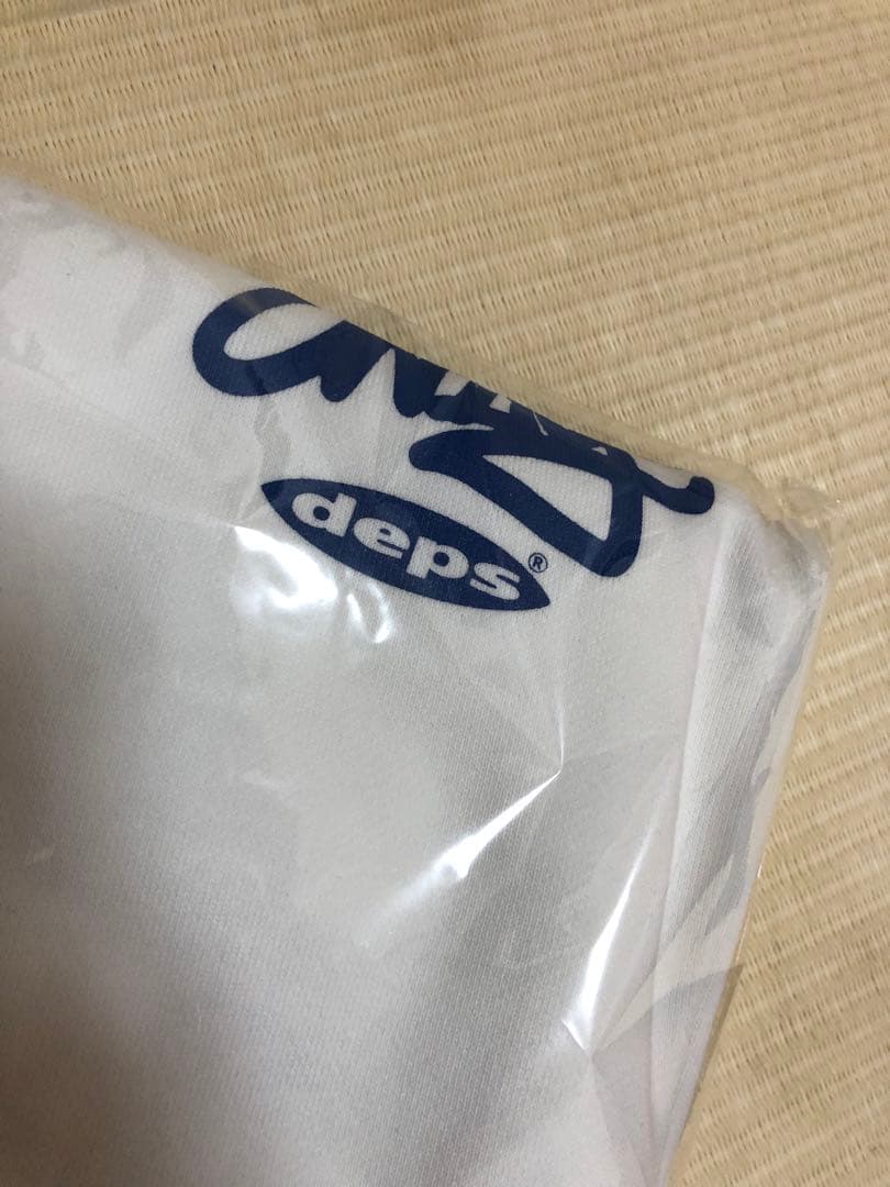 新品 deps TAG LOGO SWEAT PANTS WHITE×NAVY