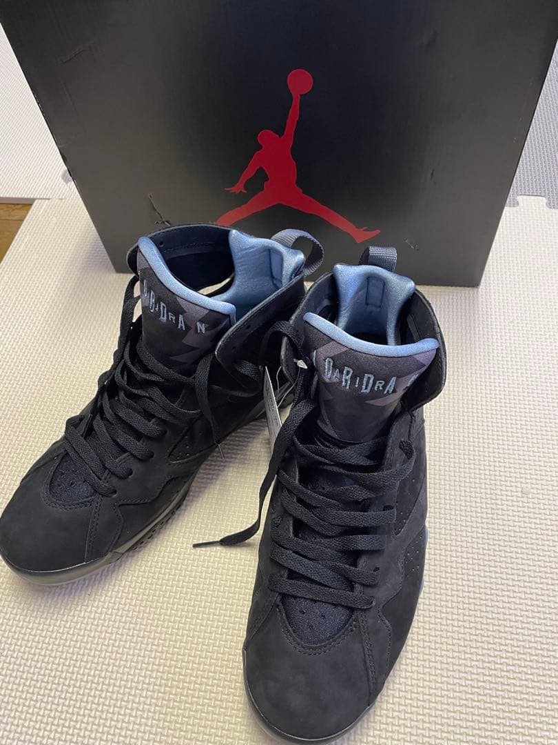 【レア色】正規品　AIR JORDAN 7 RETRO ジョーダン　黒　ブルー