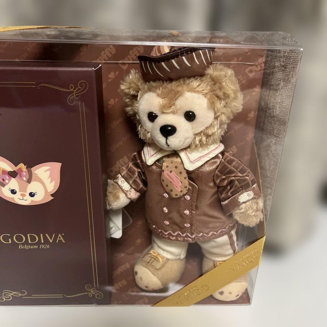【希少】香港ディズニー数量限定品★ ダッフィーぬいば×GODIVAチョコ無し