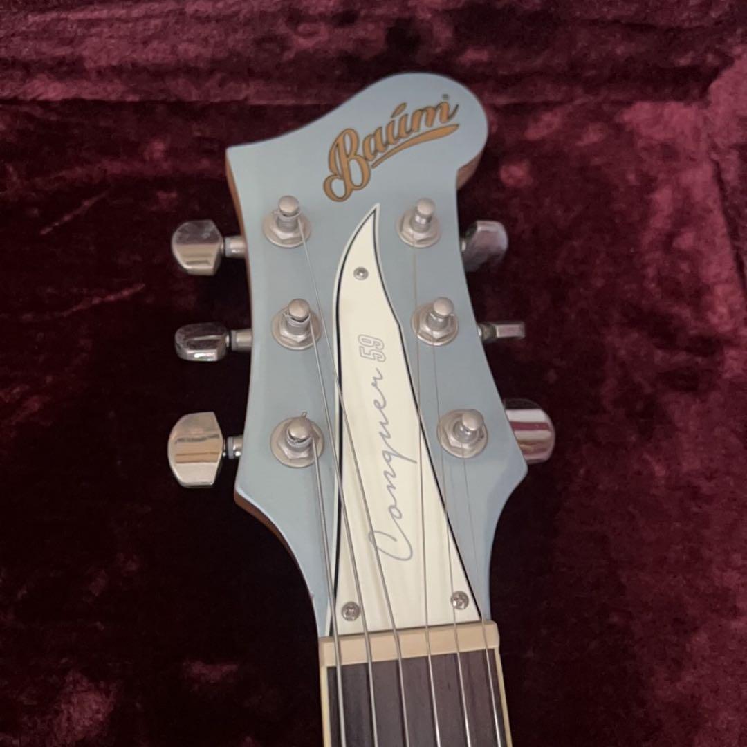 baum guitars conquer59 blue 美品 ハードケース付