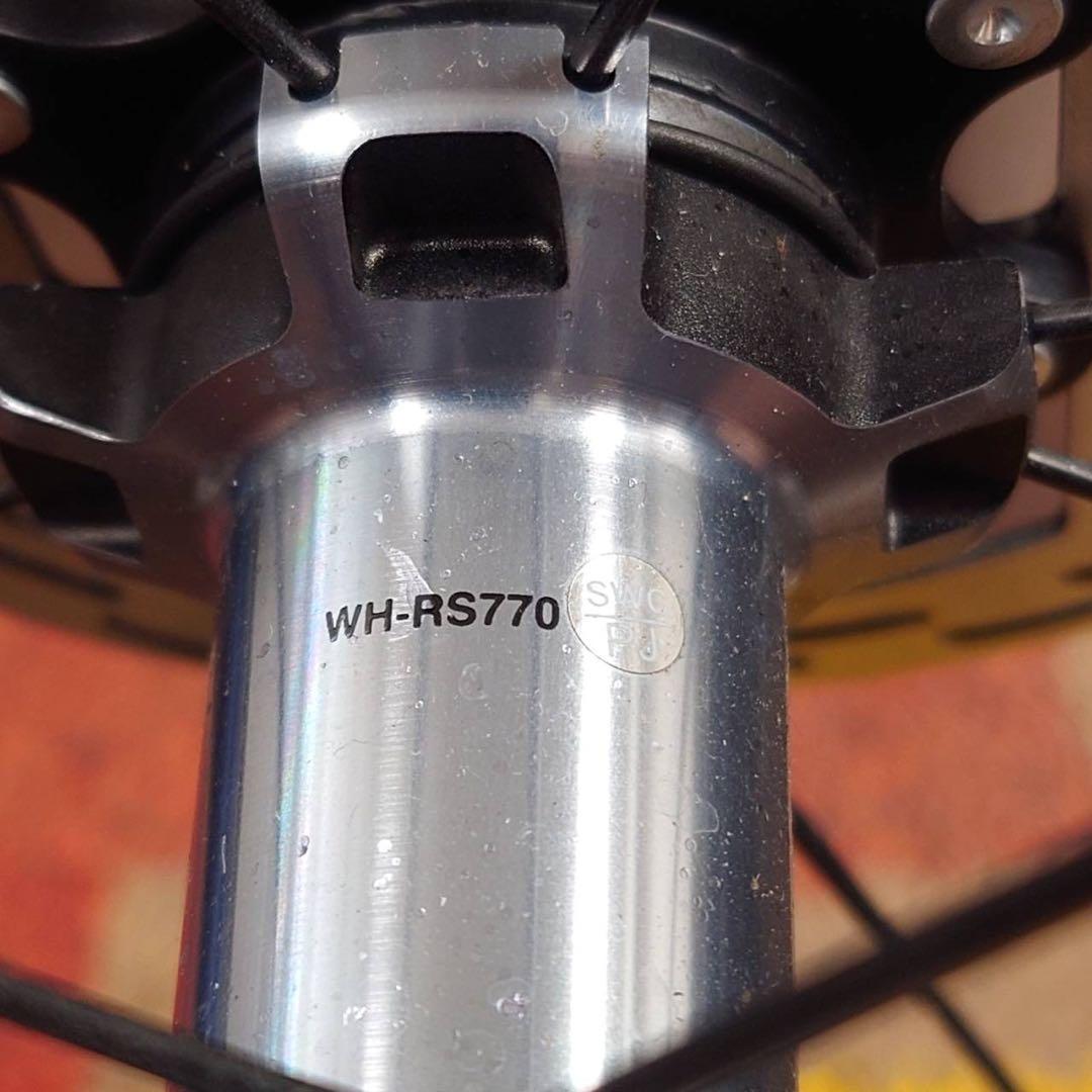 SHIMANO WH-RS770 前後 ディスク カーボンラミネートホイール