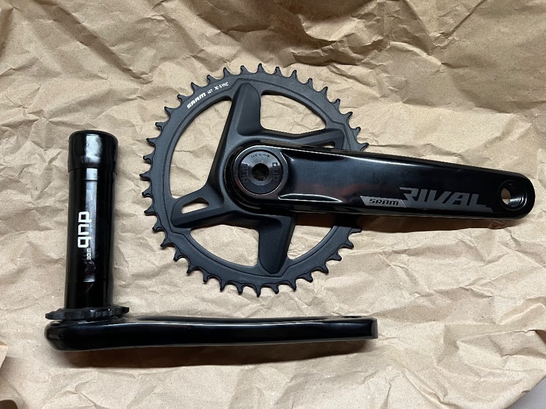 パーツ SRAM Rival AXS 1x crankset 170mm/40t