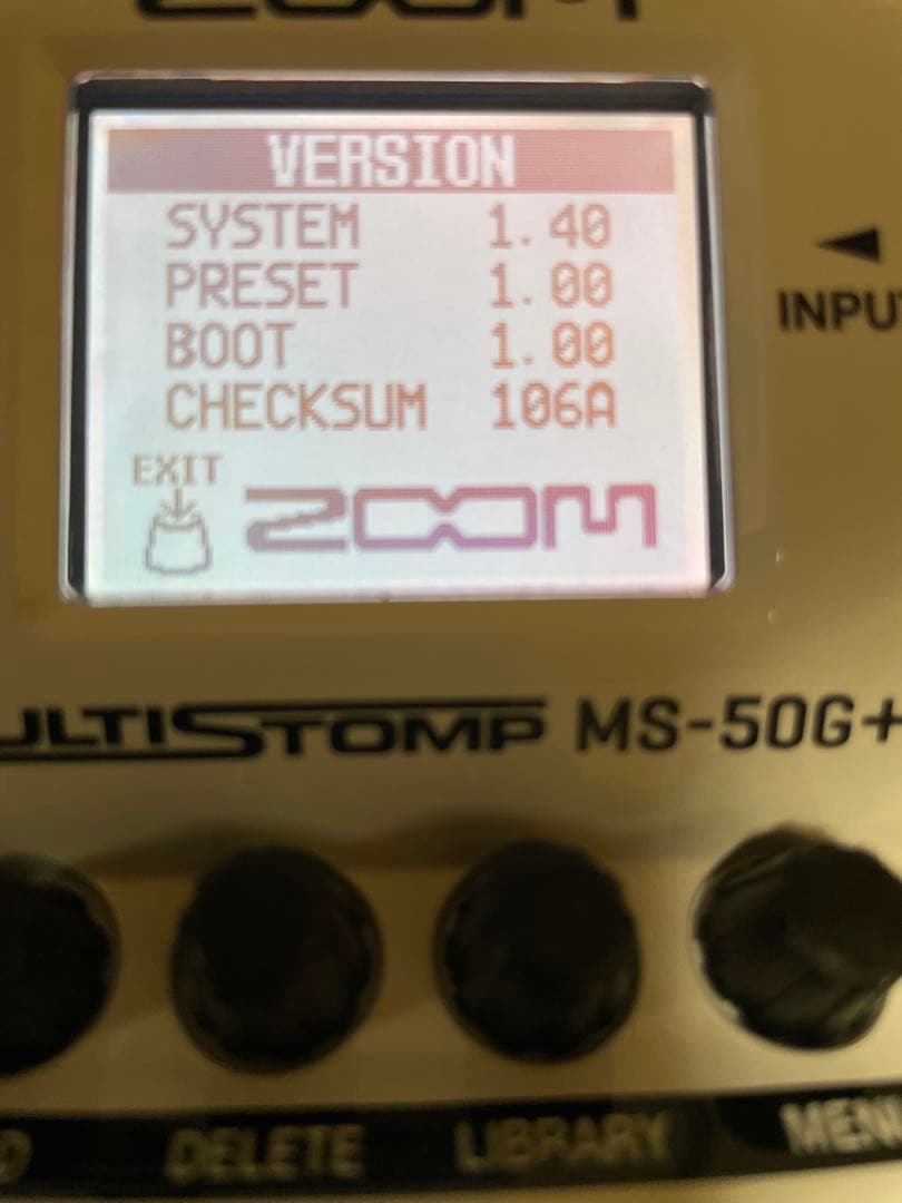 ZOOM MS-50G+【ほぼ未使用】