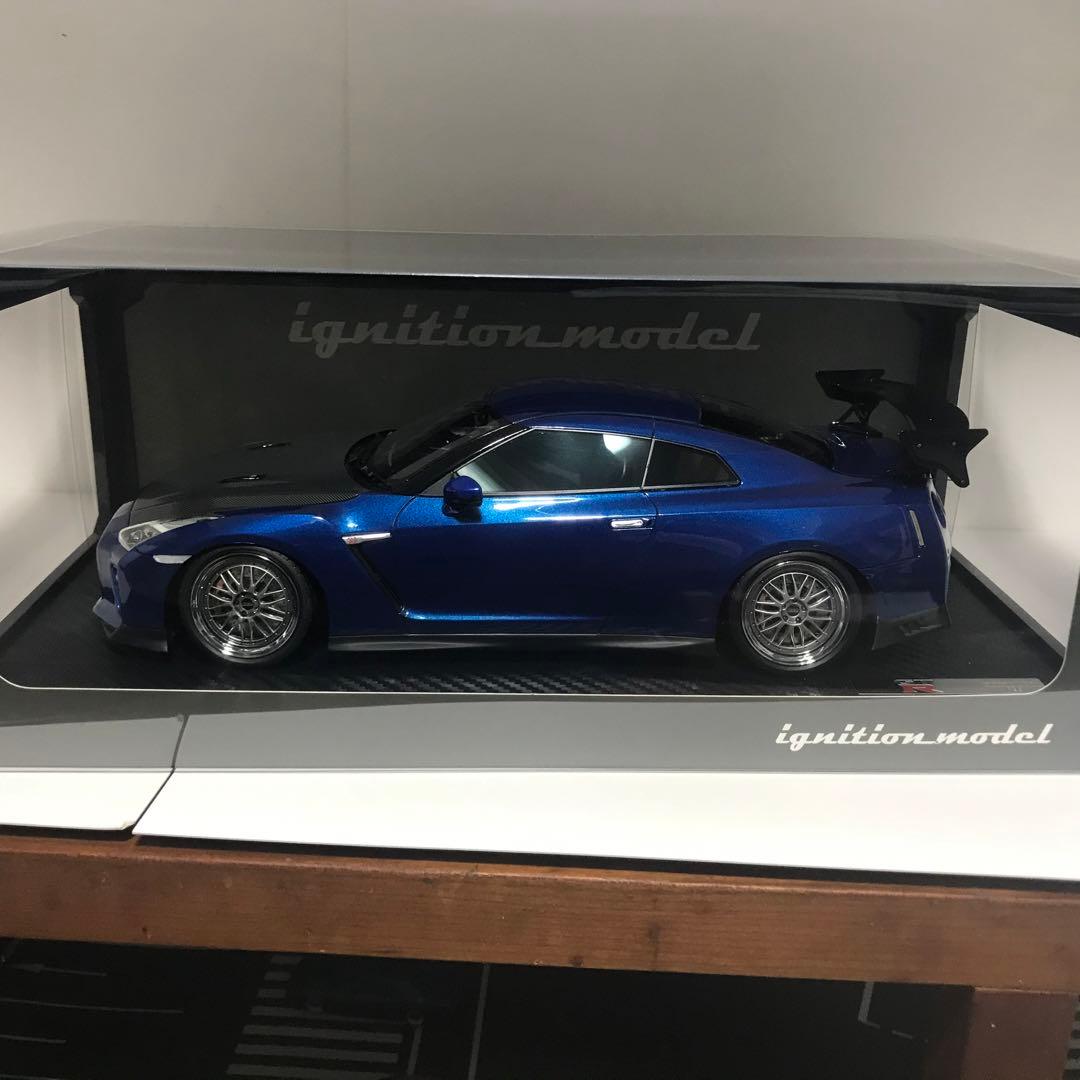 イグニッションモデル 1/18 日産 GT-R (R35) IG1758 ブルー