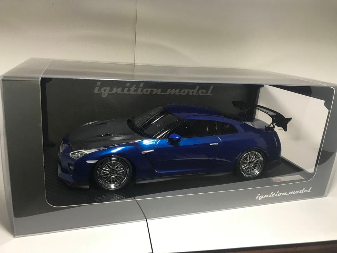 イグニッションモデル 1/18 日産 GT-R (R35) IG1758 ブルー
