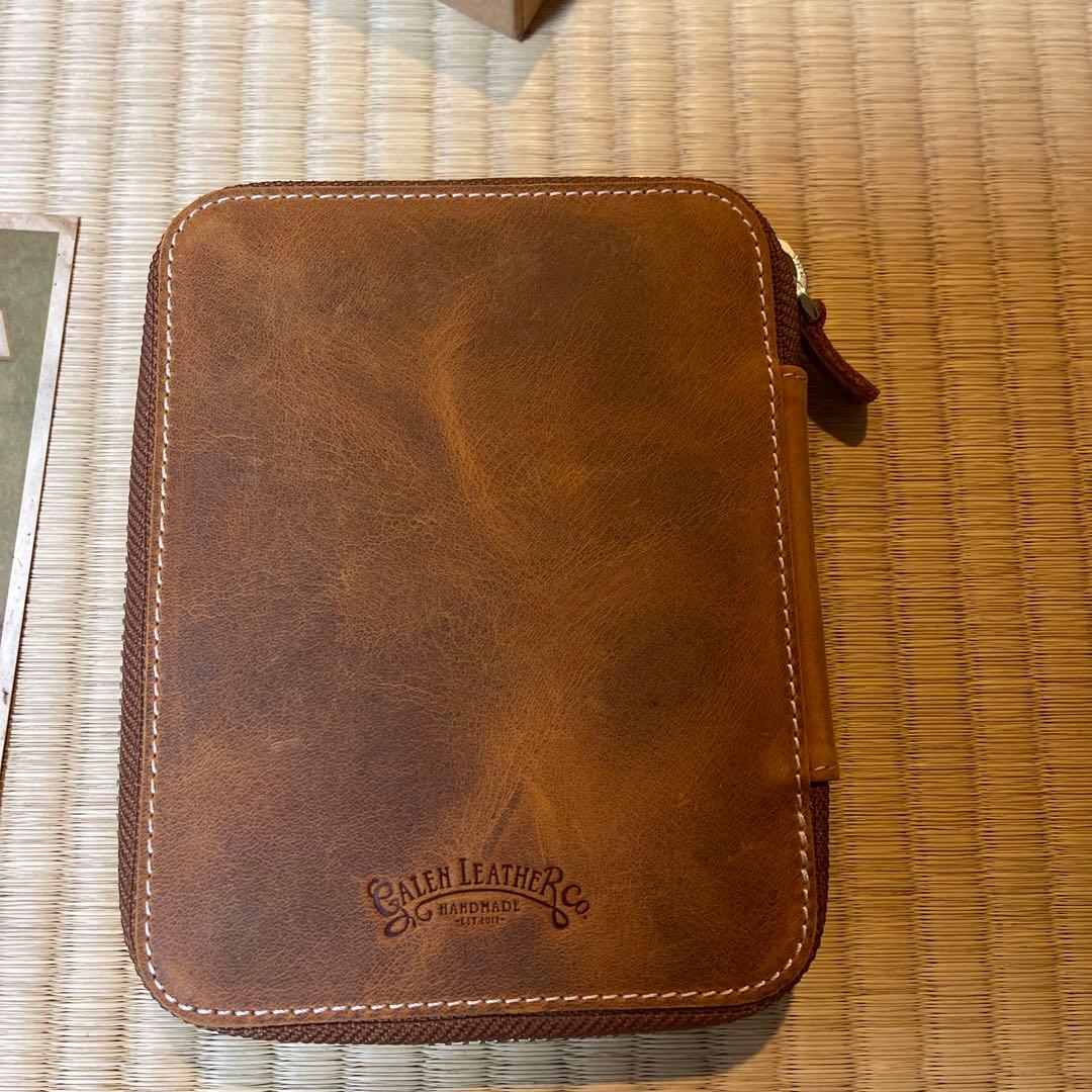 Galen Leather Co. ハンドメイド筆箱 A5サイズ
