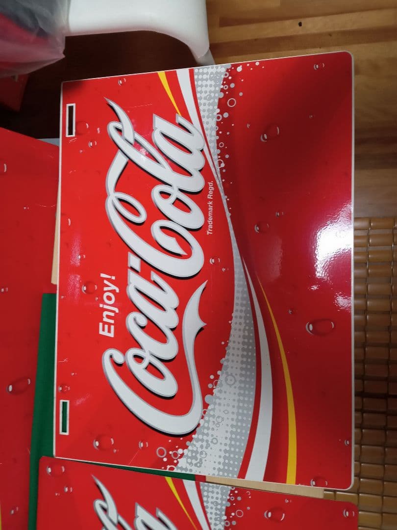 Coca-Cola Enjoy!看板、サインプレート 5枚セット