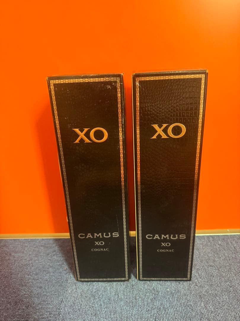 1671 【古酒未開栓】CAMUS XO カミュ　コニャック　2客　700ml