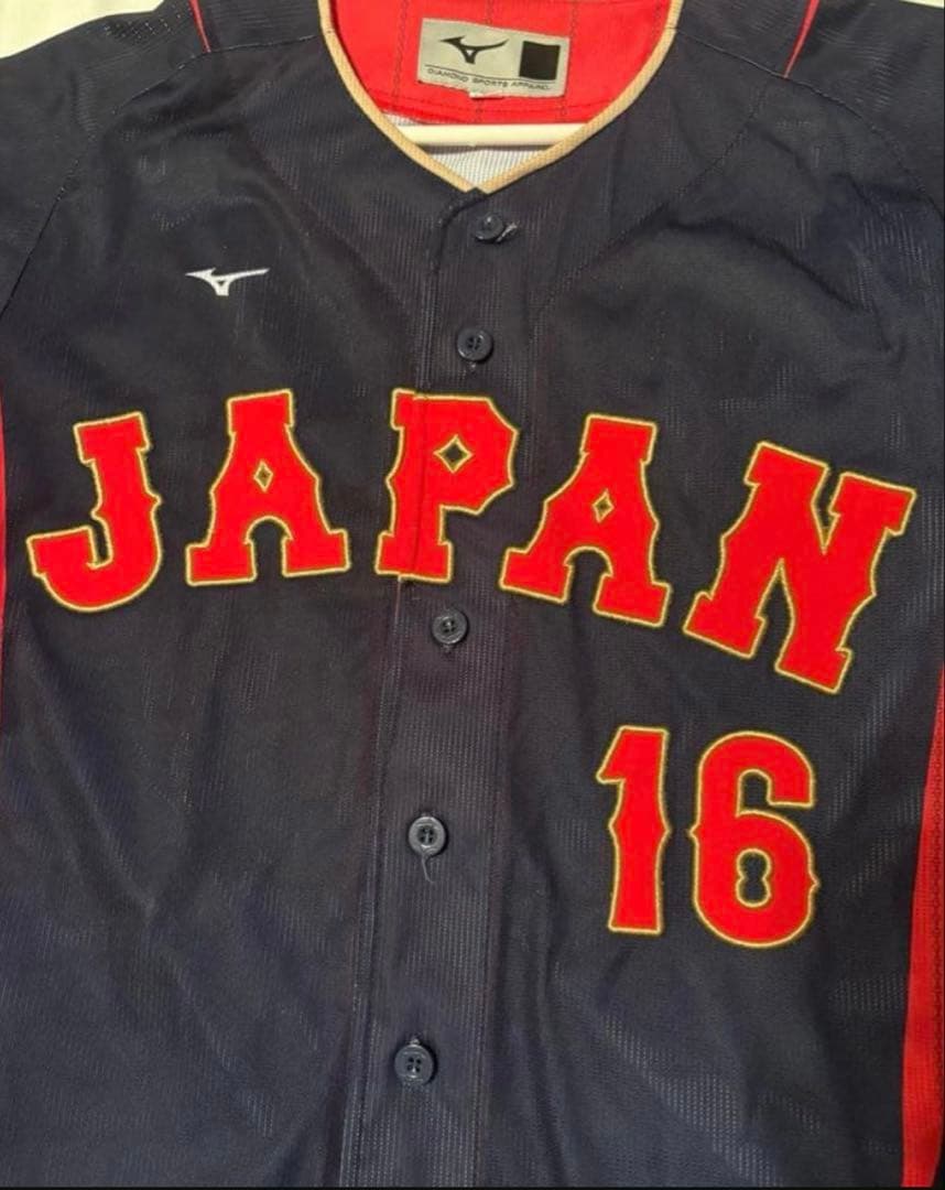 侍JAPAN 大谷翔平 WBC ユニフォーム ビジター Mサイズ
