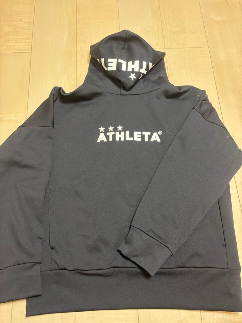 【美品】ATHLETA アスレタ 上下セットセットアップ 黒 M