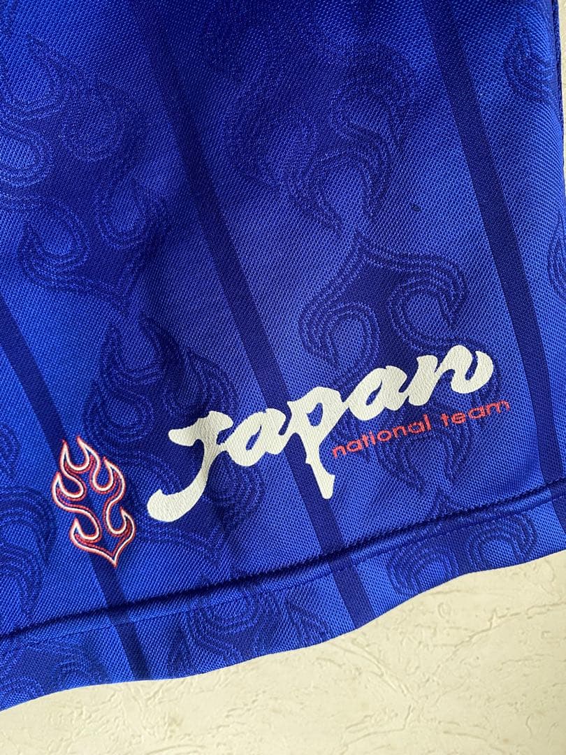 asics　サッカー日本代表　炎モデル ハーフパンツ 1998 フランスW杯