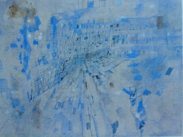 M・E・V・Silva、Perspective bleue、希少画集画