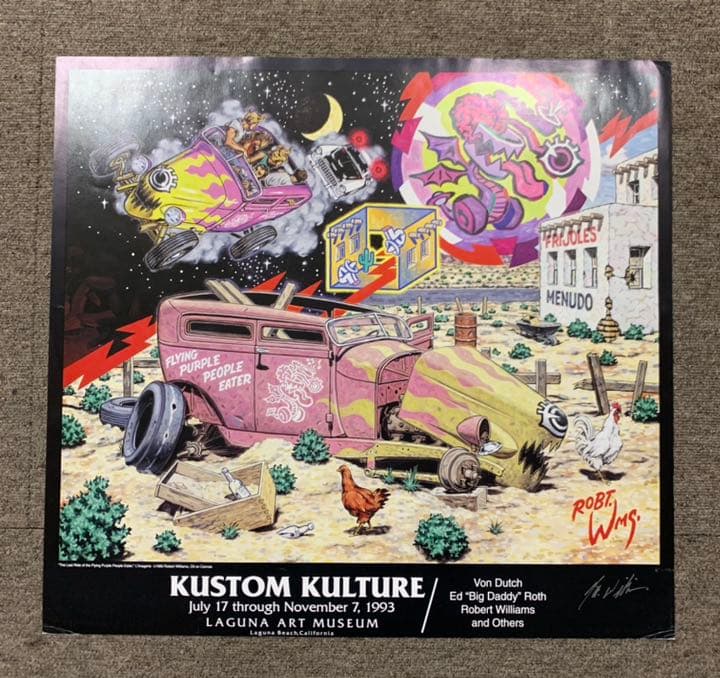 ROBERT WILLIAMS ポスター KUSTOM KULTURE 1993