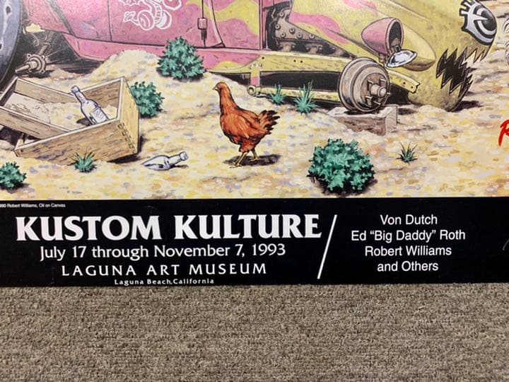 ROBERT WILLIAMS ポスター KUSTOM KULTURE 1993