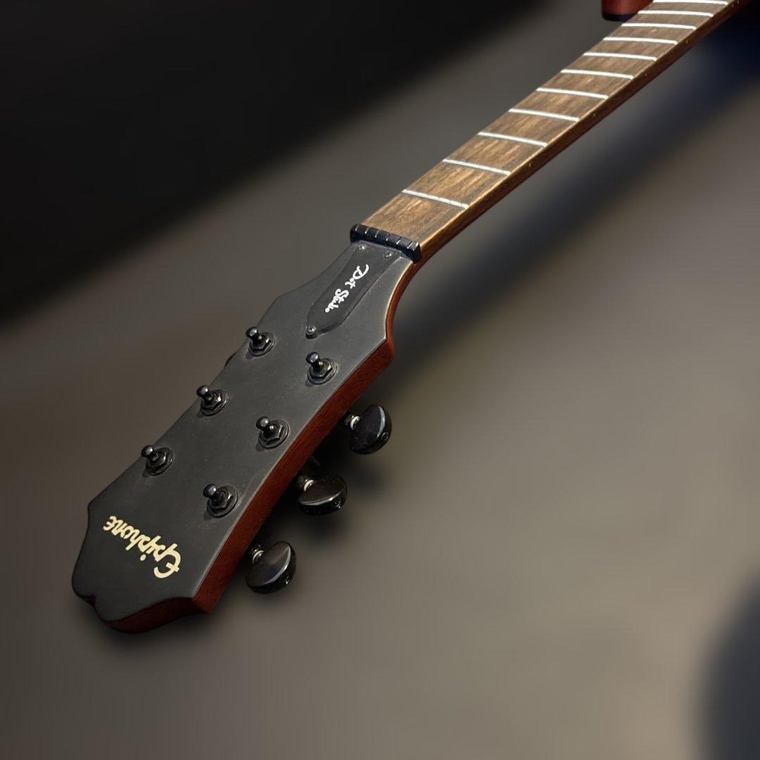 Epiphone セミアコ　dot studio マット仕上げ ギグバッグ付き
