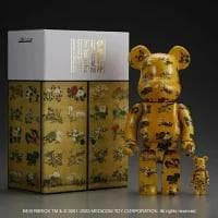 【5点セット】BE@RBRICK ベアブリック 伊藤 若冲 百花図