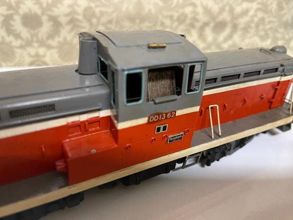 Yジャンク品】鉄道模型 DD13 62 Tenshodo 汚れあり 部品取り S