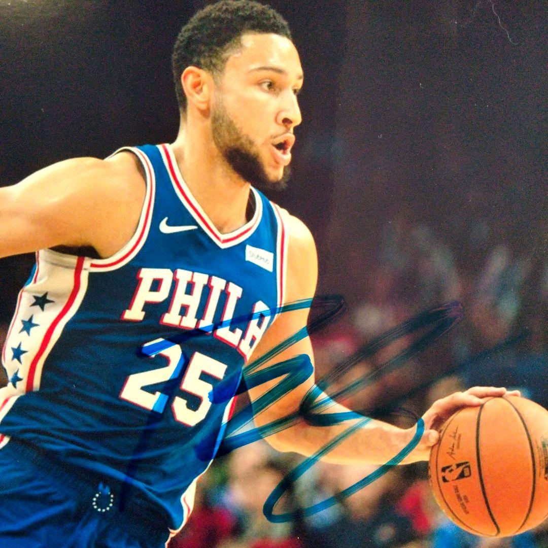 ベン・シモンズ直筆サイン入り超大型写真 … Ben Simmons
