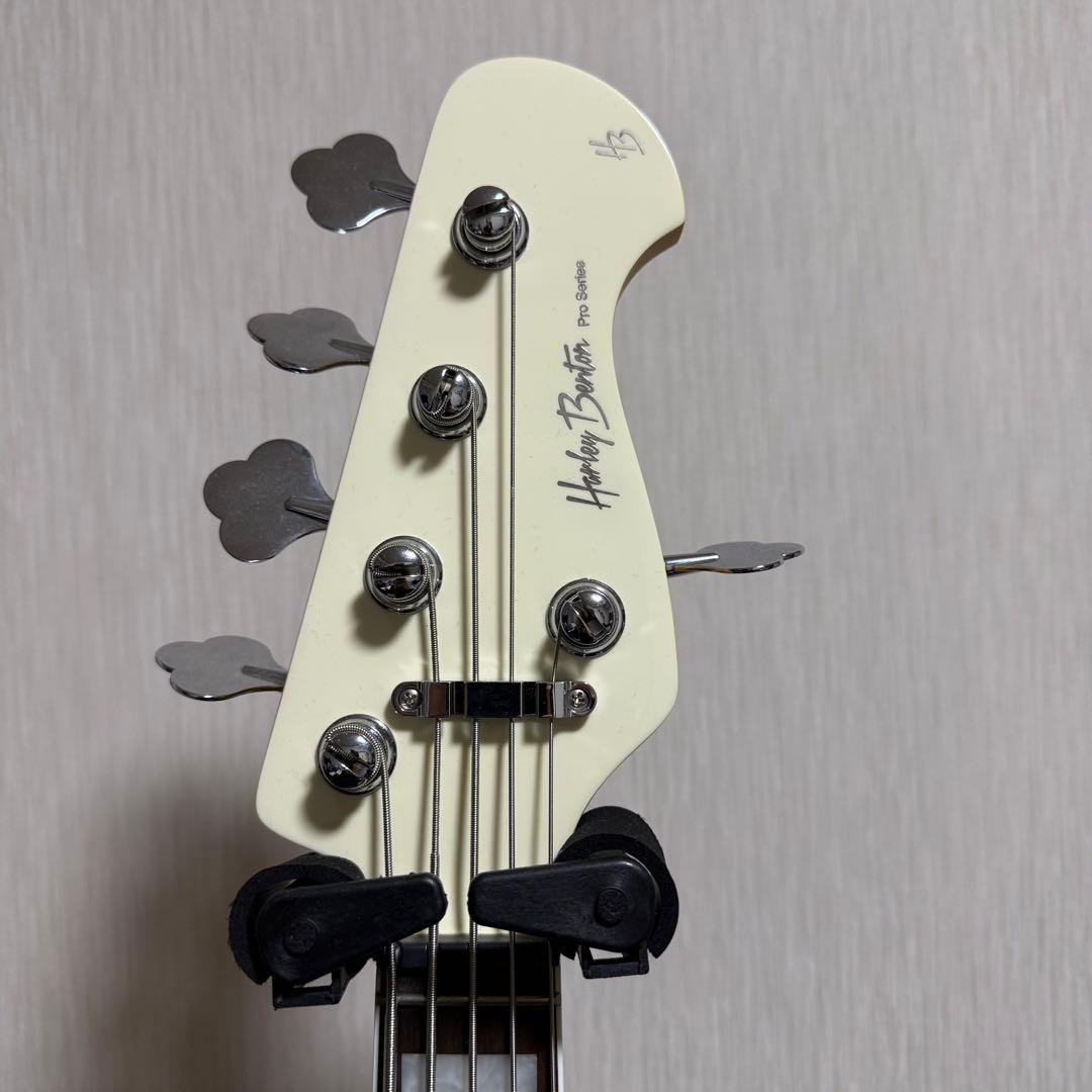 ベース Harley Benton Enhanced MP-5EB Creme