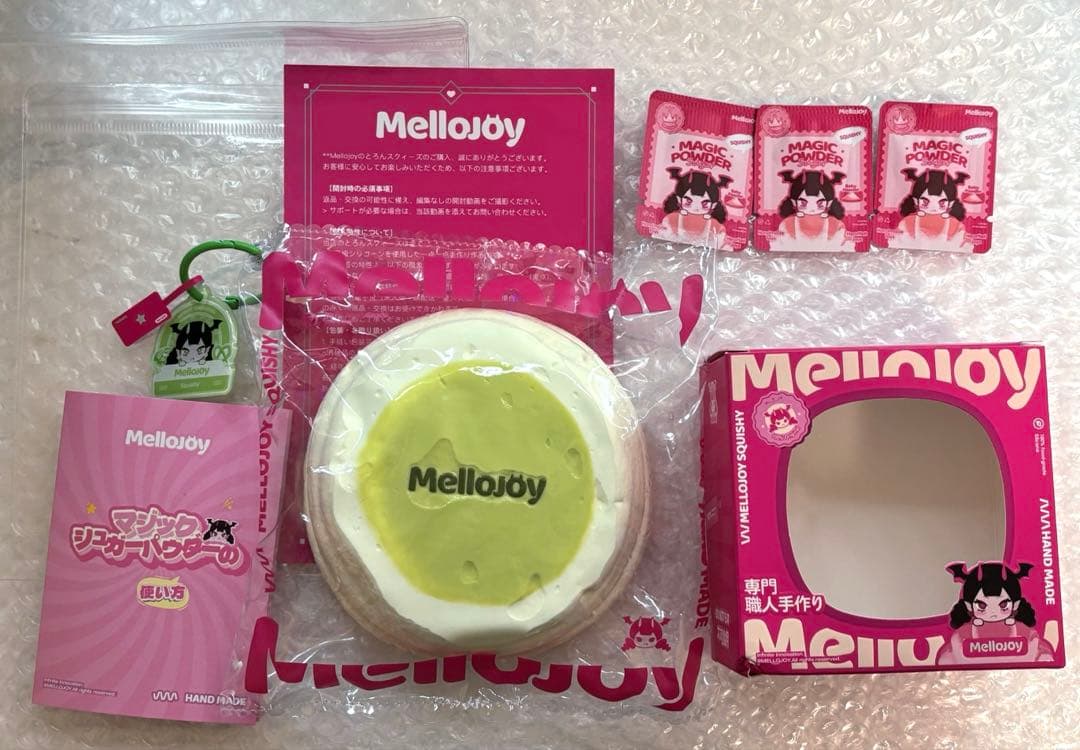 mellojoy スクイーズ スフレ 抹茶 おまけ付き