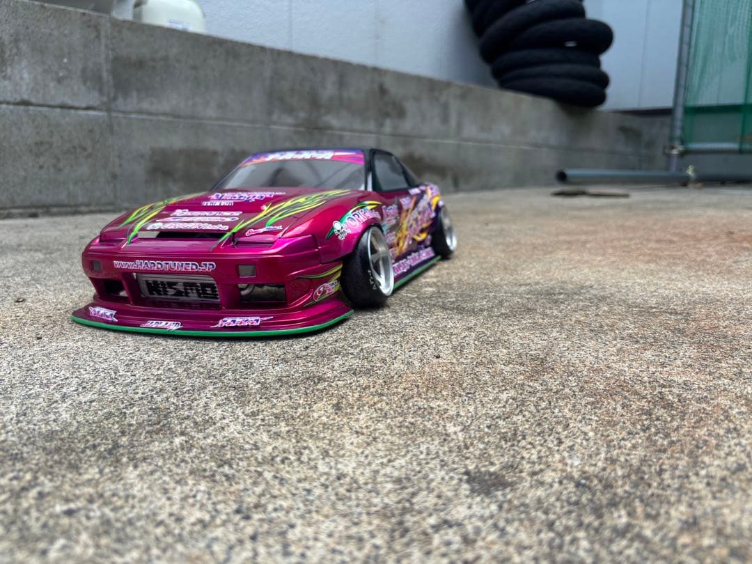 1/10 ラジコンボディ　180sx 中村直樹カラー 未走行！新品！