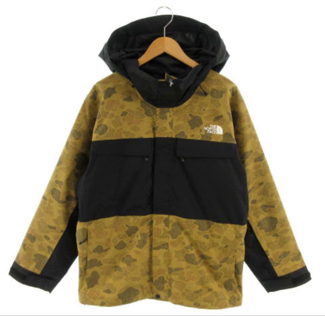The North Face スノボウェア ジャケット イエローカモ アウター