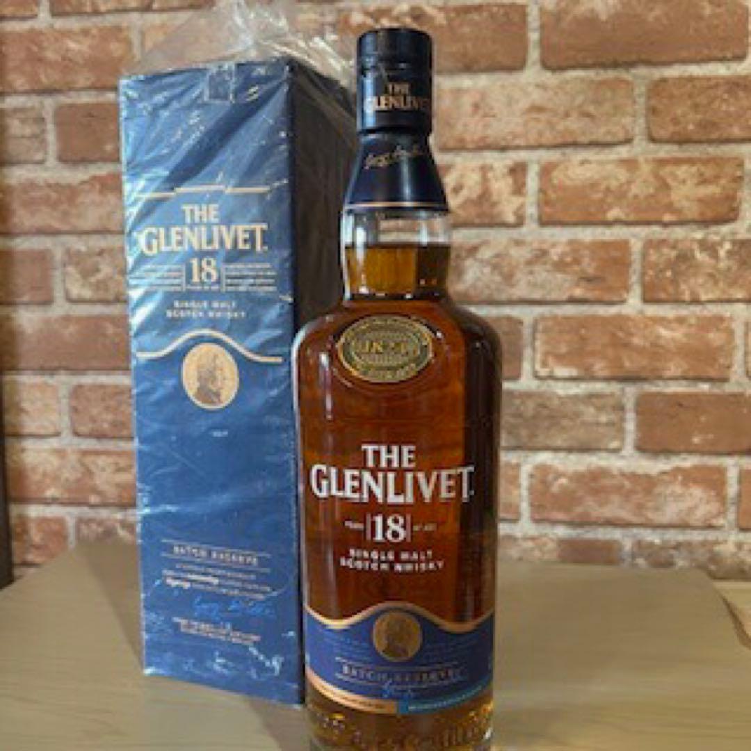 THE GLENLIVET 18年 シングルモルトウイスキー 700ml未開封