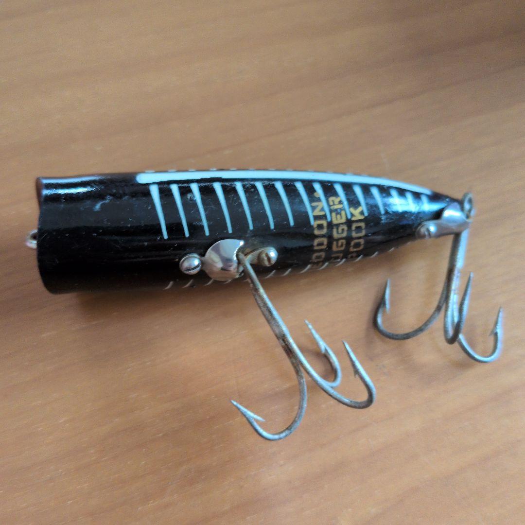 Heddon Chugger Spook ブラック トップウォーター　オールド