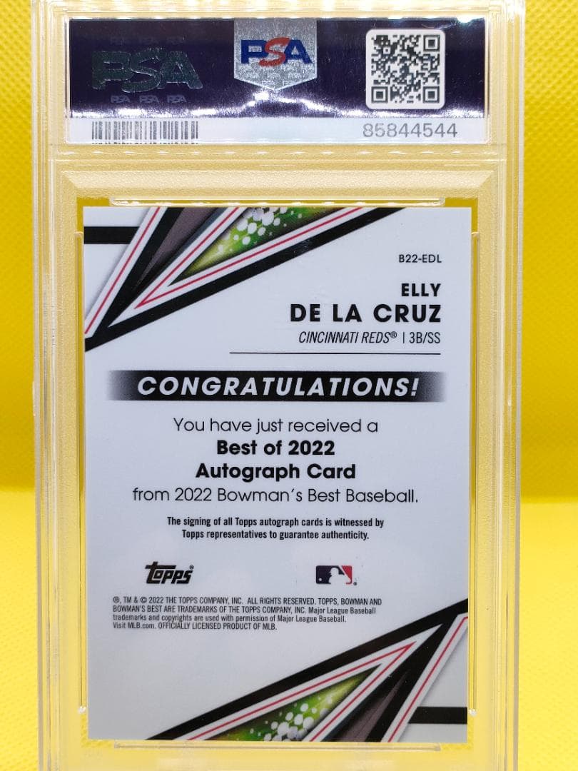【貴重】_ＰSA9鑑定品_ELLY DE LA CRUZ_直筆オンカードサイン