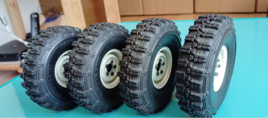 RC4WD 1.55タイヤ、ホイールセット