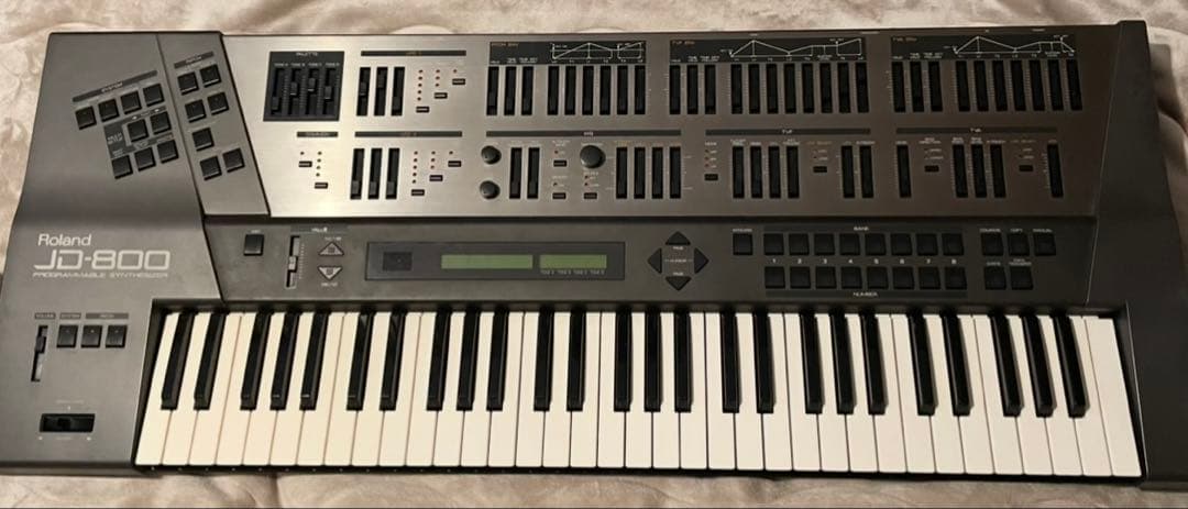 Roland JD-800、電源ケーブル、マニュアル3冊 中古品