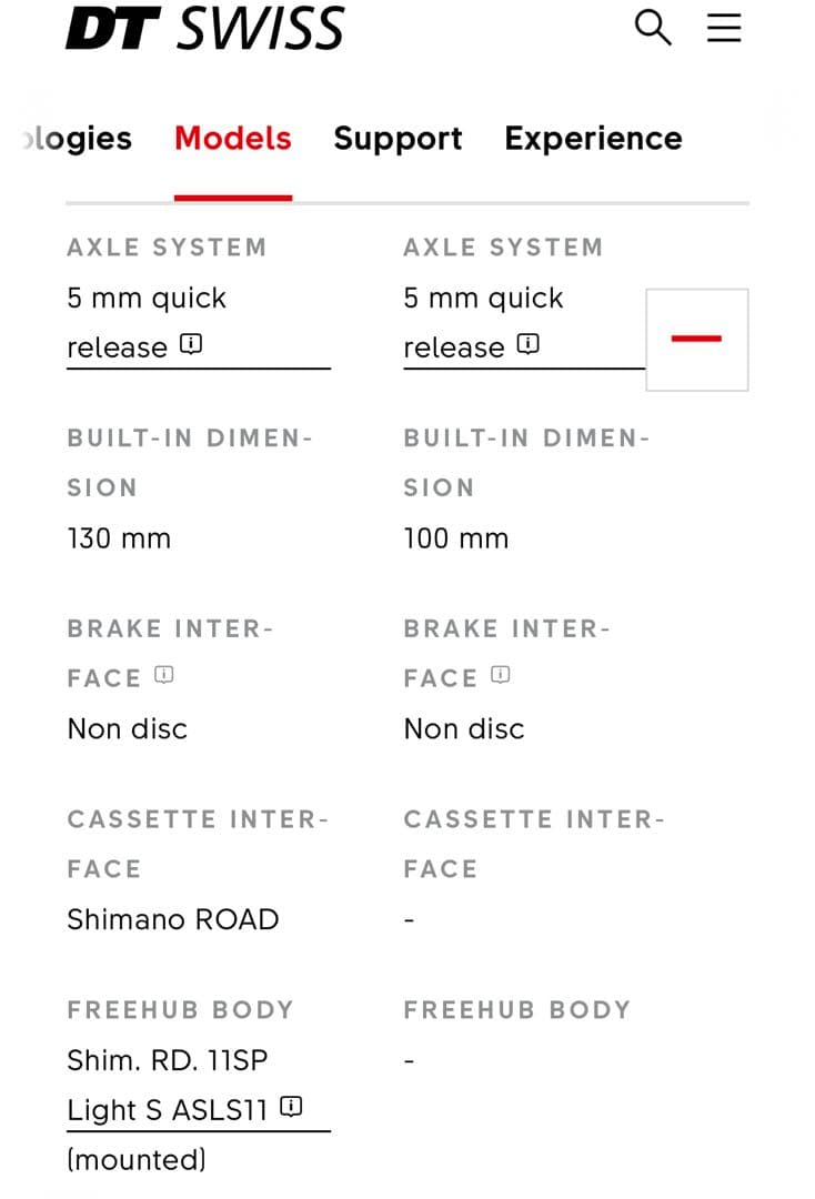 DT SWISS 完組ホイール ARC 1100 DICUT 80mm