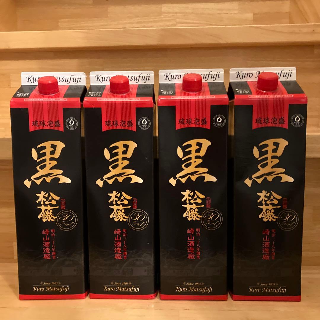 琉球泡盛　黒松藤　1800ml×4