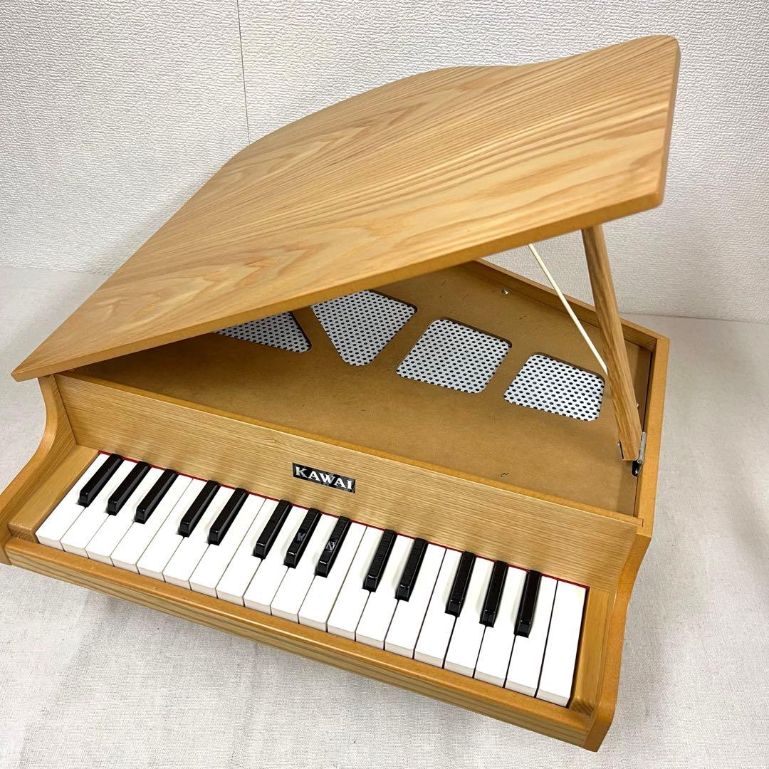 【美品】KAWAI カワイ ミニグランドピアノ ナチュラル 1144 知育玩具