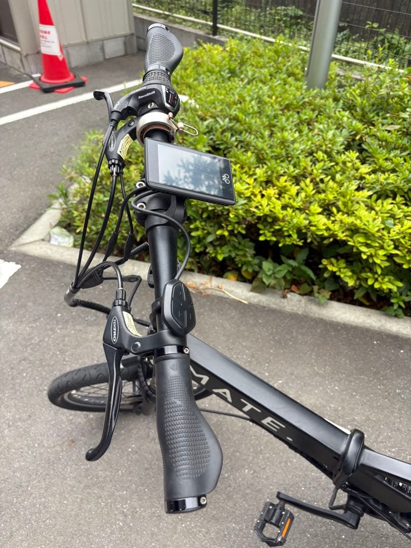 MATE 折りたたみ電動アシスト自転車 ブラック