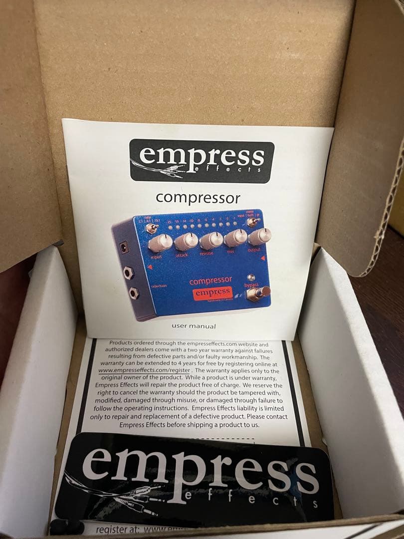 ギター empress effects compressor
