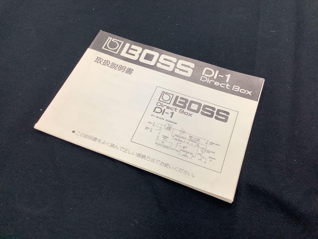 BOSS ( ボス ) DI-1 定番ダイレクトボックス(DI)